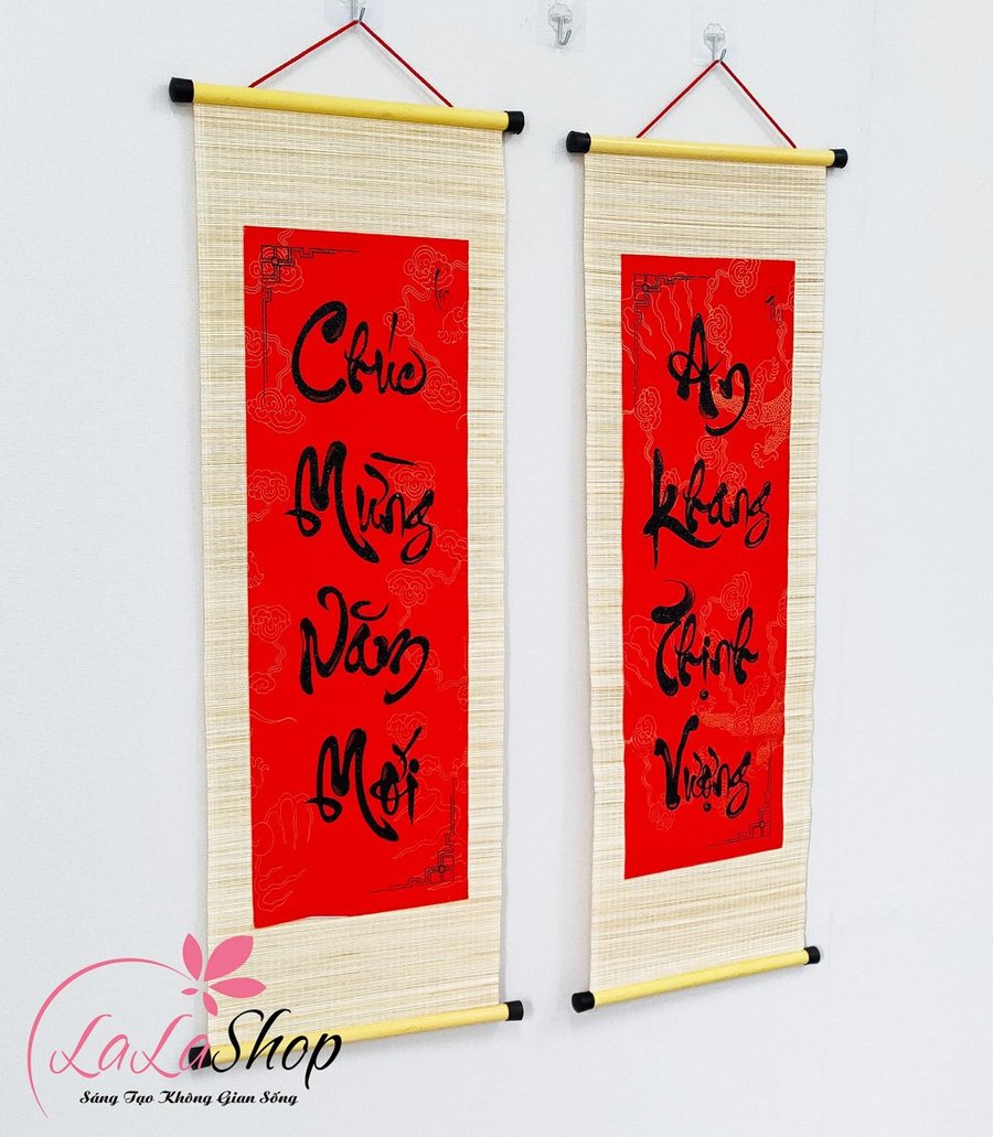 Combo Cặp Liễn Mành Câu Đối Đỏ Chúc Mừng Năm Mới - An Khang Thịnh Vượng ...