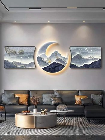 50 mẫu tranh đèn Led treo tường cao cấp siêu đẹp 2023